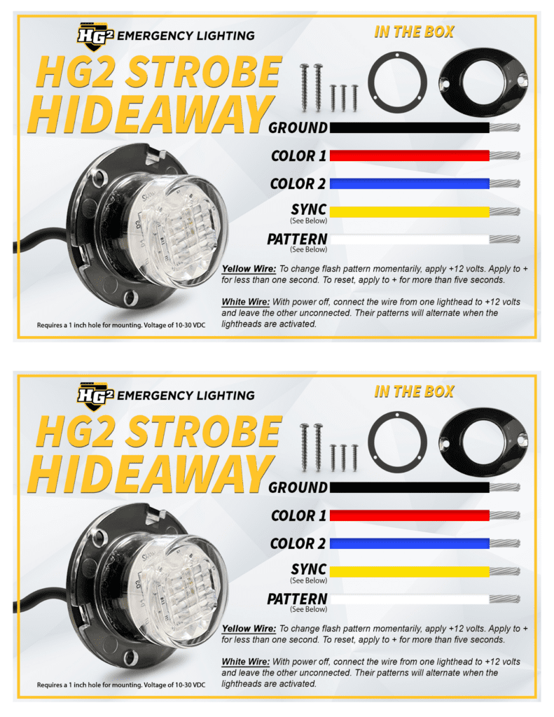 Installation Manuals - HG2 Emergency Lighting